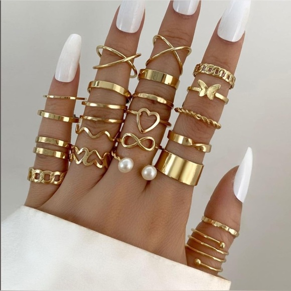 Jewelry | Stackable Gold Rings | Poshmark